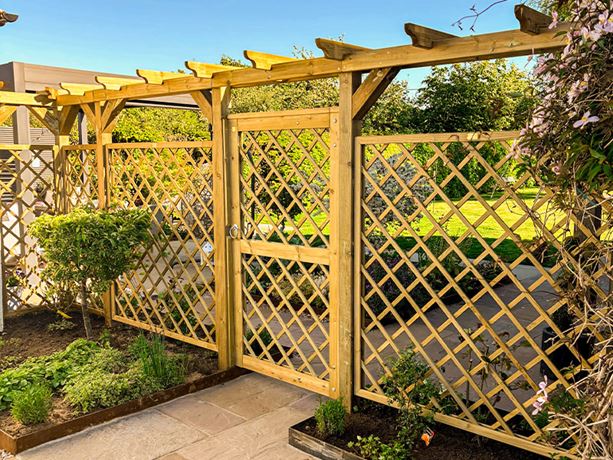 Single Pergolas | Single Garden Pergolas | Jacksons Fencing