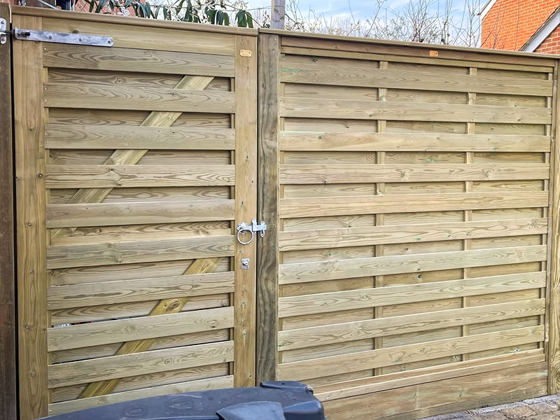 Horizontal Boarded Hit And Miss Gates | Jacksons Fencing