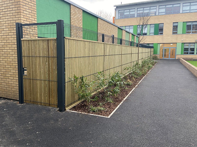 Security fencing with privacy | Blog | Jacksons Security Fencing