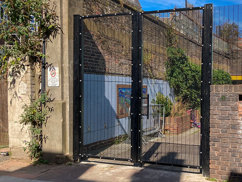 Metal Security Gates | Jacksons Security Fencing